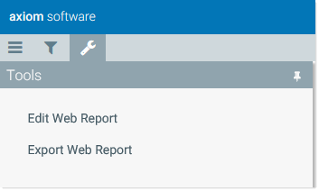 Creating web reports